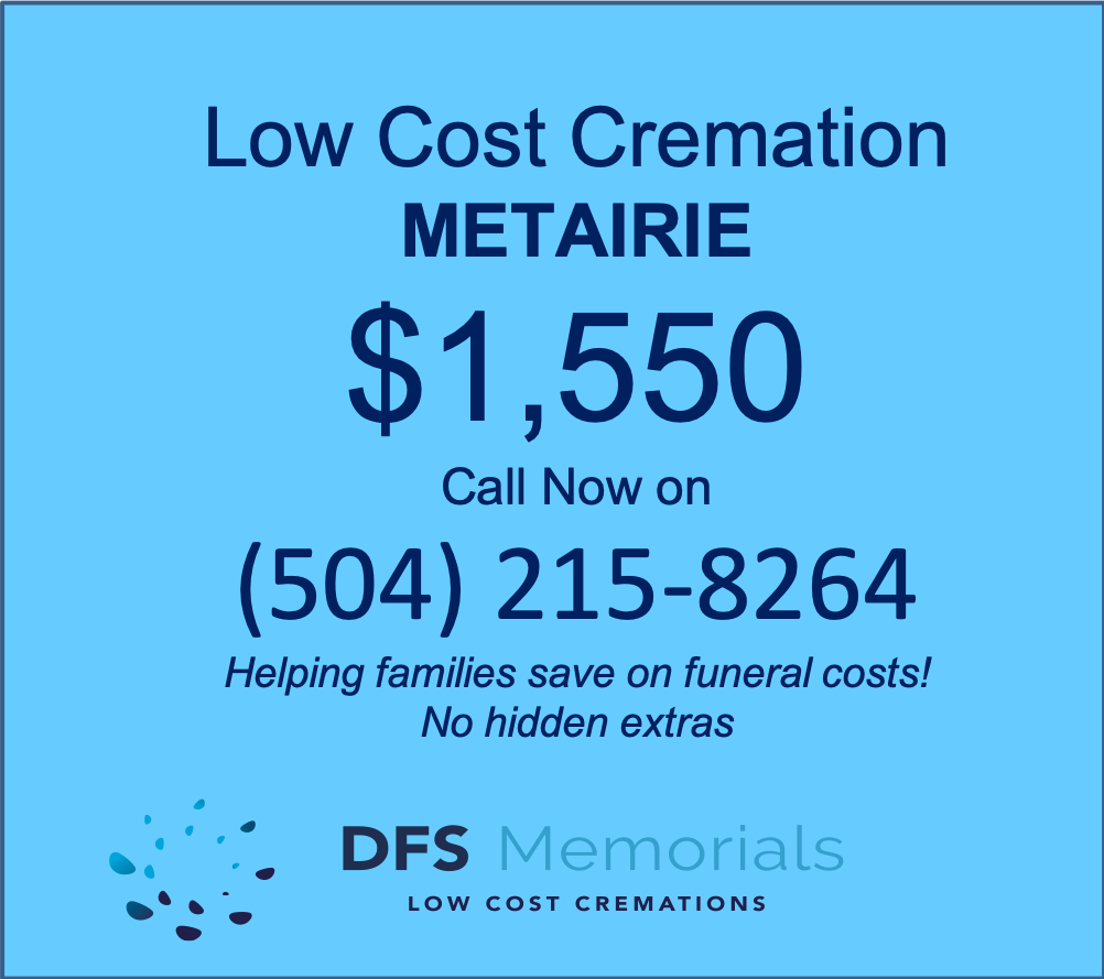 Affordable cremation services in Metairie - DFS Memorials
